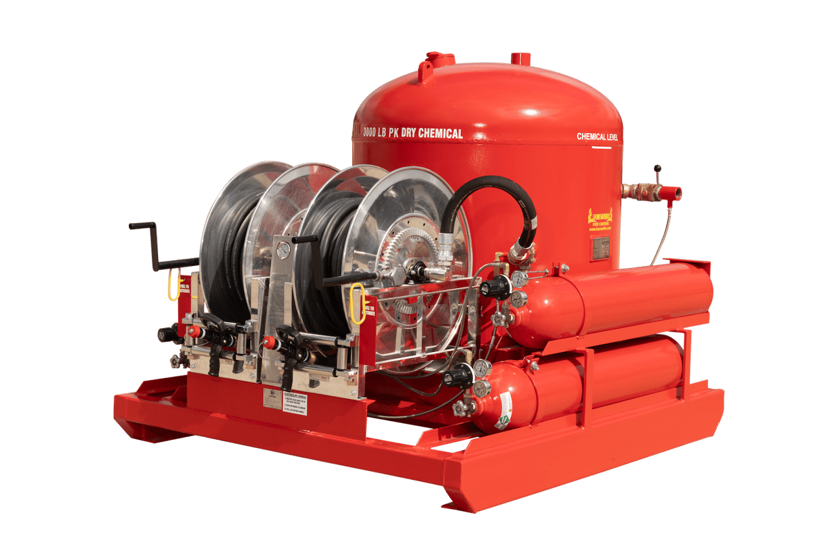 Dry Chemical Powder Skids | Burner Fire Control