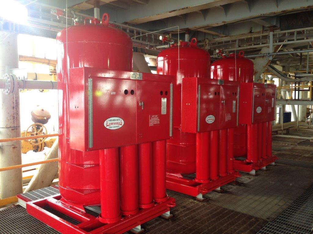 AFFF Fire Protection Units for Offshore Installations